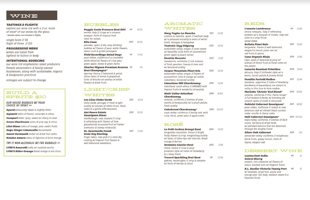 Menus | Merchants Pub & Plate