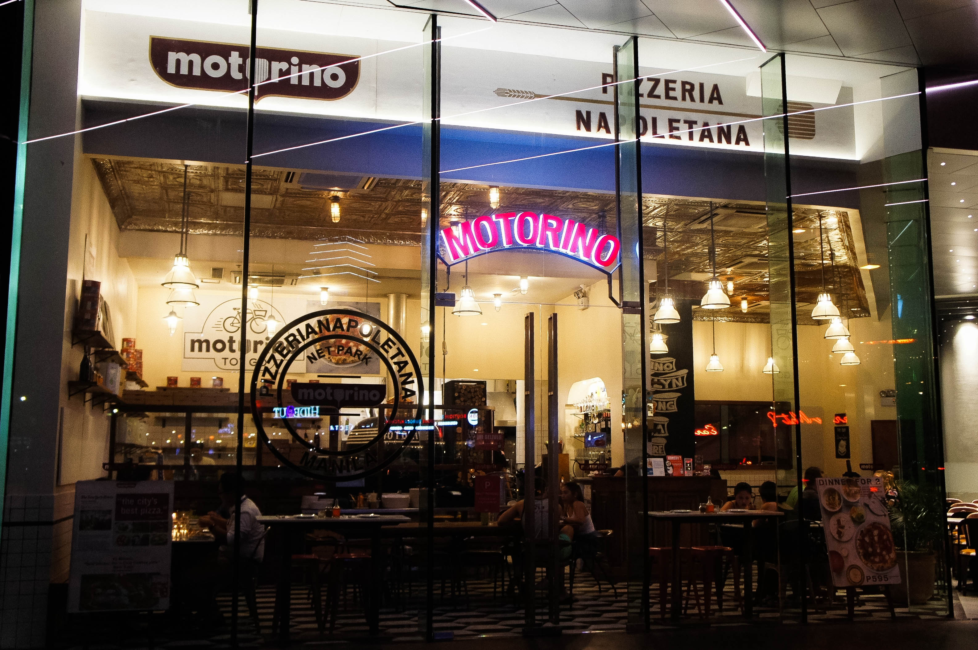 NetPark,BGC Hours & Location | Hours + Location | Motorino Asia