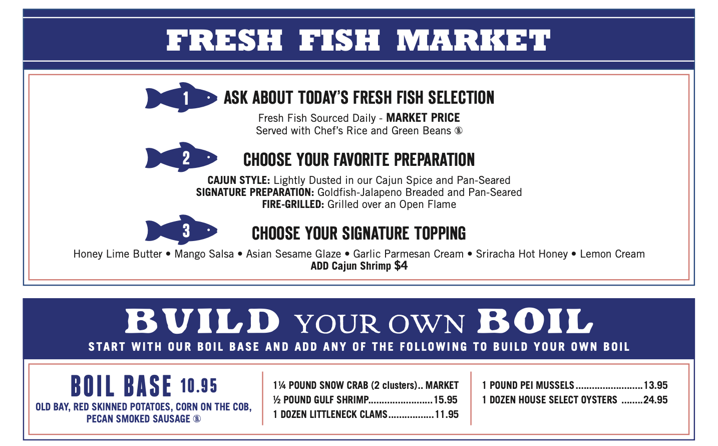 Flying Fish Public Market & Grill Menus