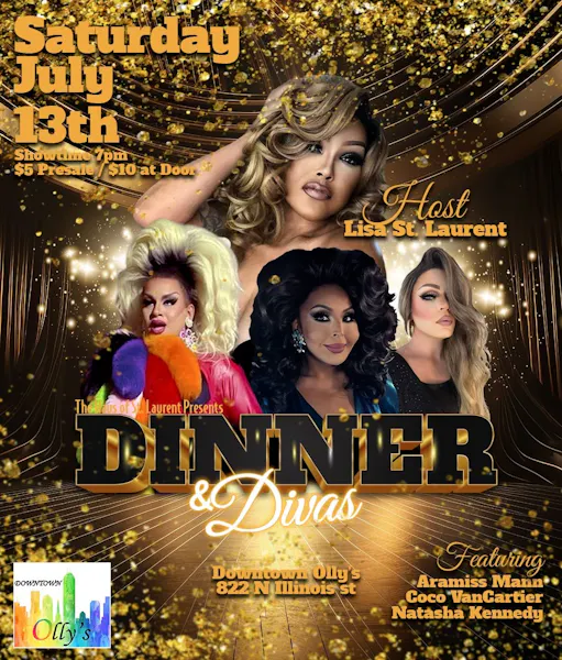 Dinner & Divas | Downtown Olly's | Gay Bar in Indianapolis, IN