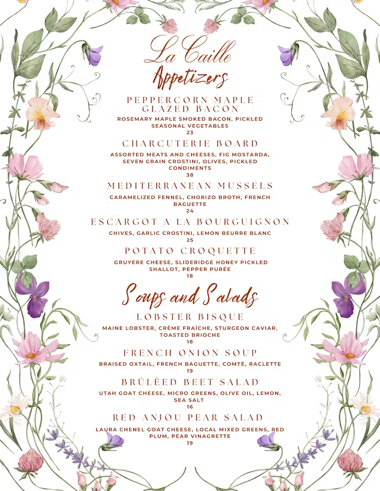 Hours + Location | La Caille | Upscale French Restaurant & Event Venue ...