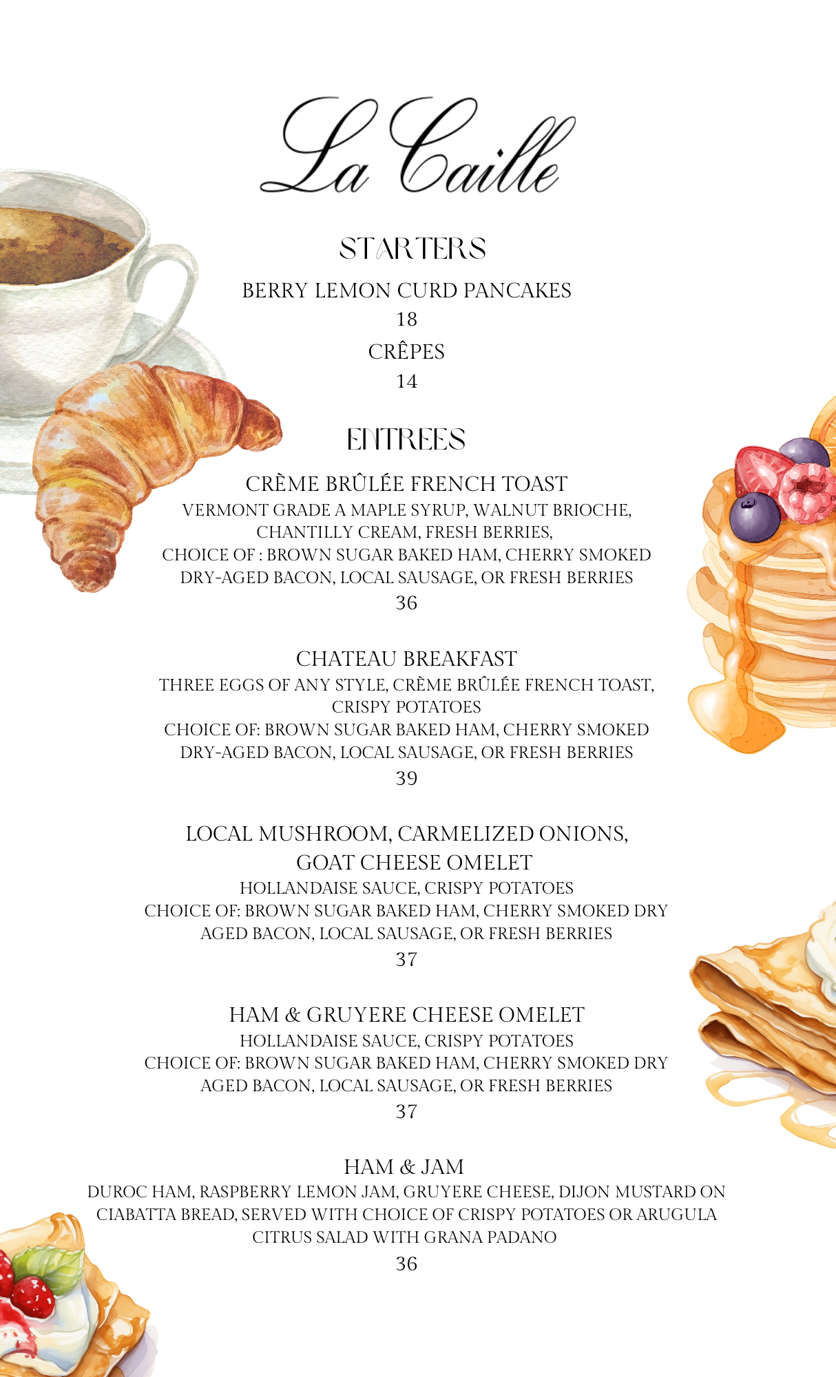 Hours + Location | La Caille | Upscale French Restaurant & Event Venue ...