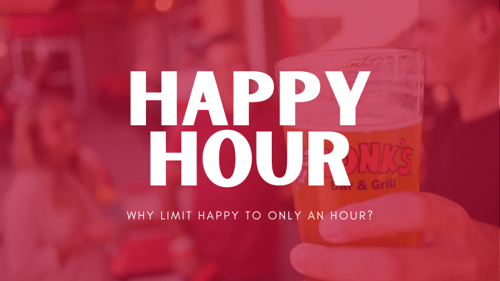 Dive into Happy Hour at Monk's Bar & Grill Sun Prairie