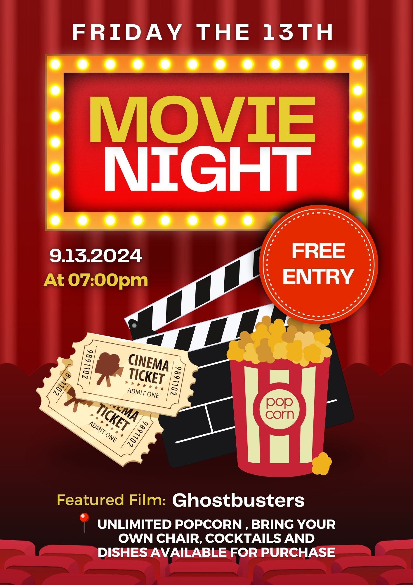 Friday the 13th Movie Night | Wild Hare Bar Garden | California Cuisine ...