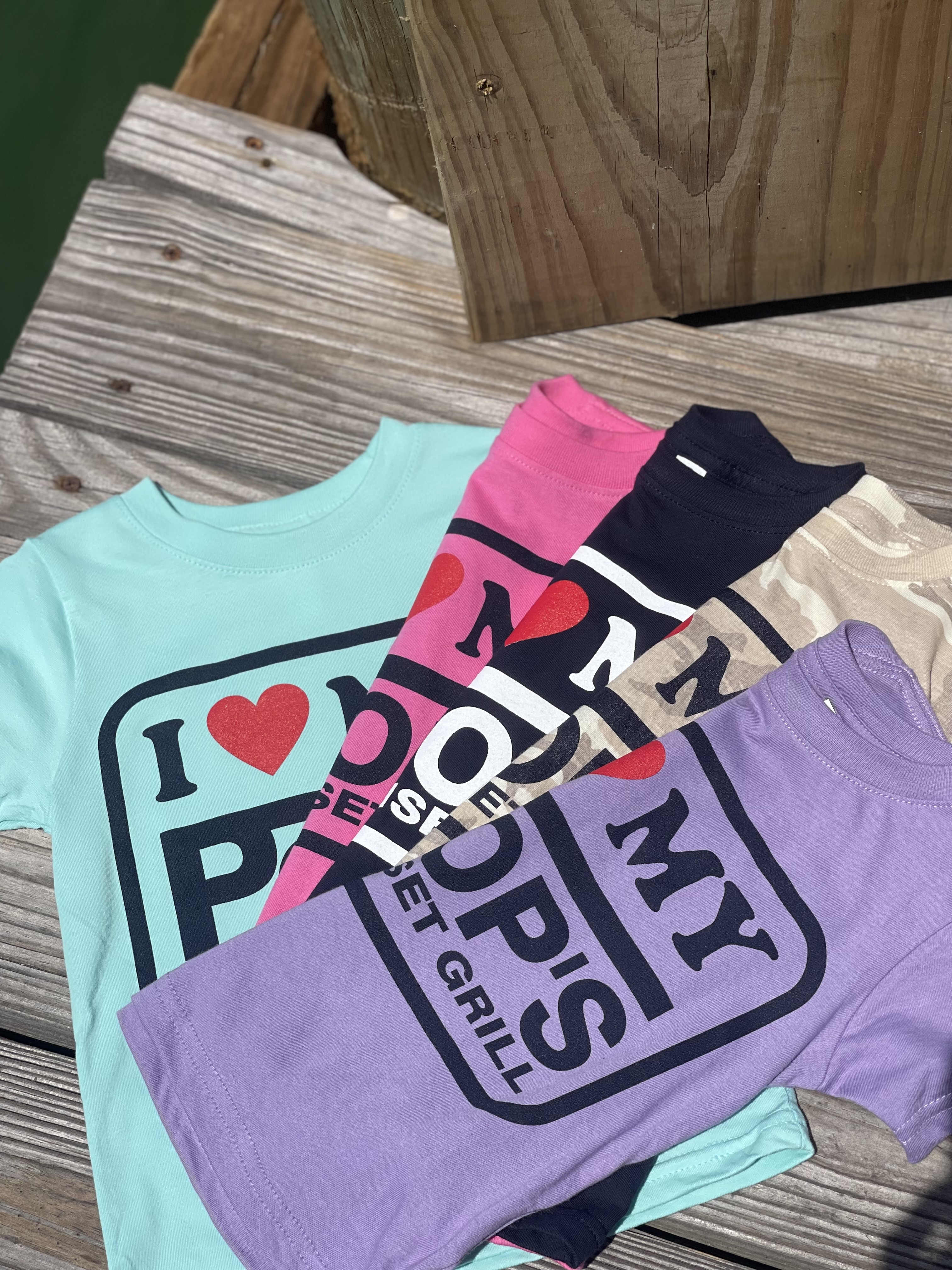 "I Love My Pop's" Toddler T-Shirt | Pop's Sunset Grill