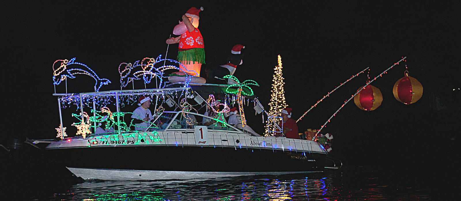 2025 Venice Christmas Boat Parade at Pop's