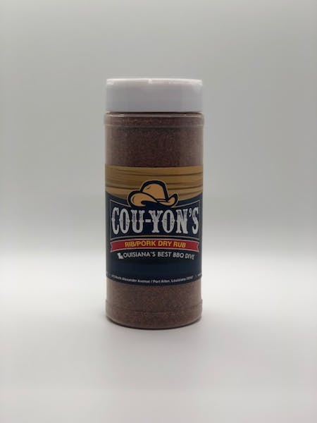 Cou-Yon's Rib Pork Dry Rub | Cou-Yon's BBQ | Cajun and Barbecue ...