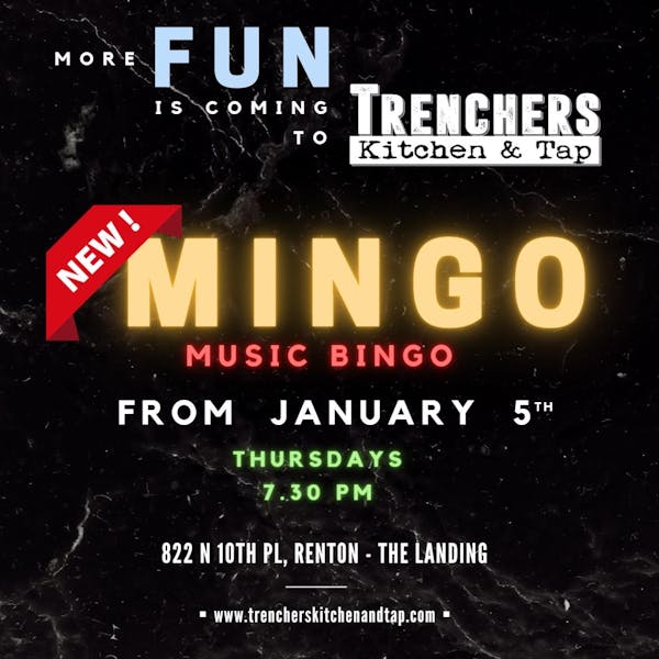 Mingo - Thursdays at 7.30 pm | Trencher's Kitchen & Tap | Craft drafts ...