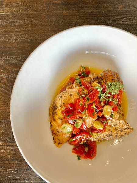 Grilled Chicken Breast Platter | Lola's Cafe and Catering | American ...