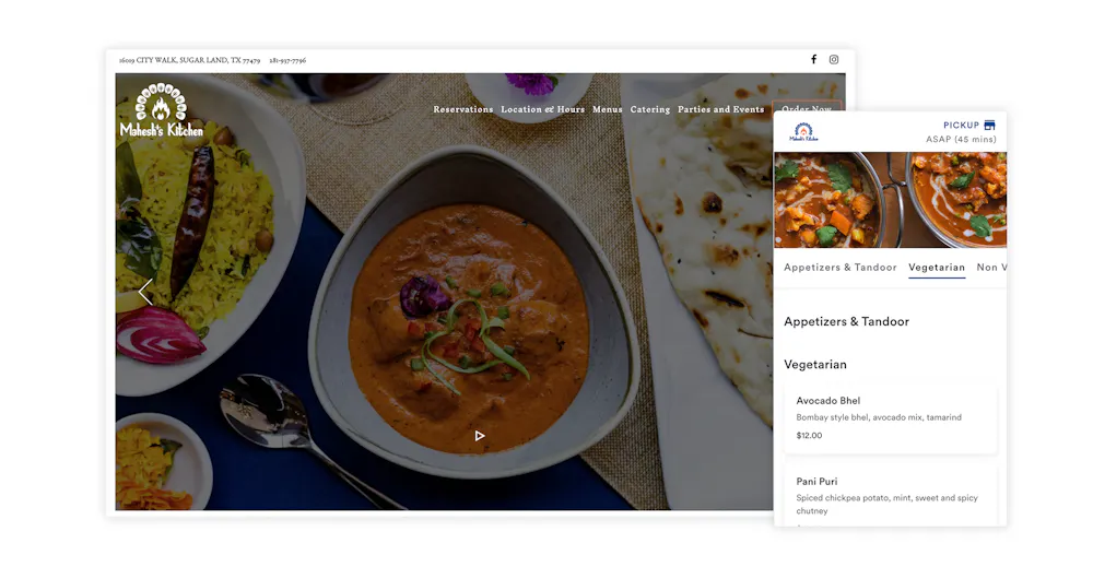 The Best Restaurant Websites in Houston | BentoBox