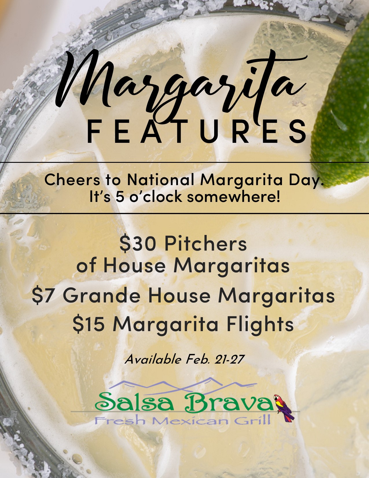 Find a fresh twist on Mexican favorites at Salsa Brava.
