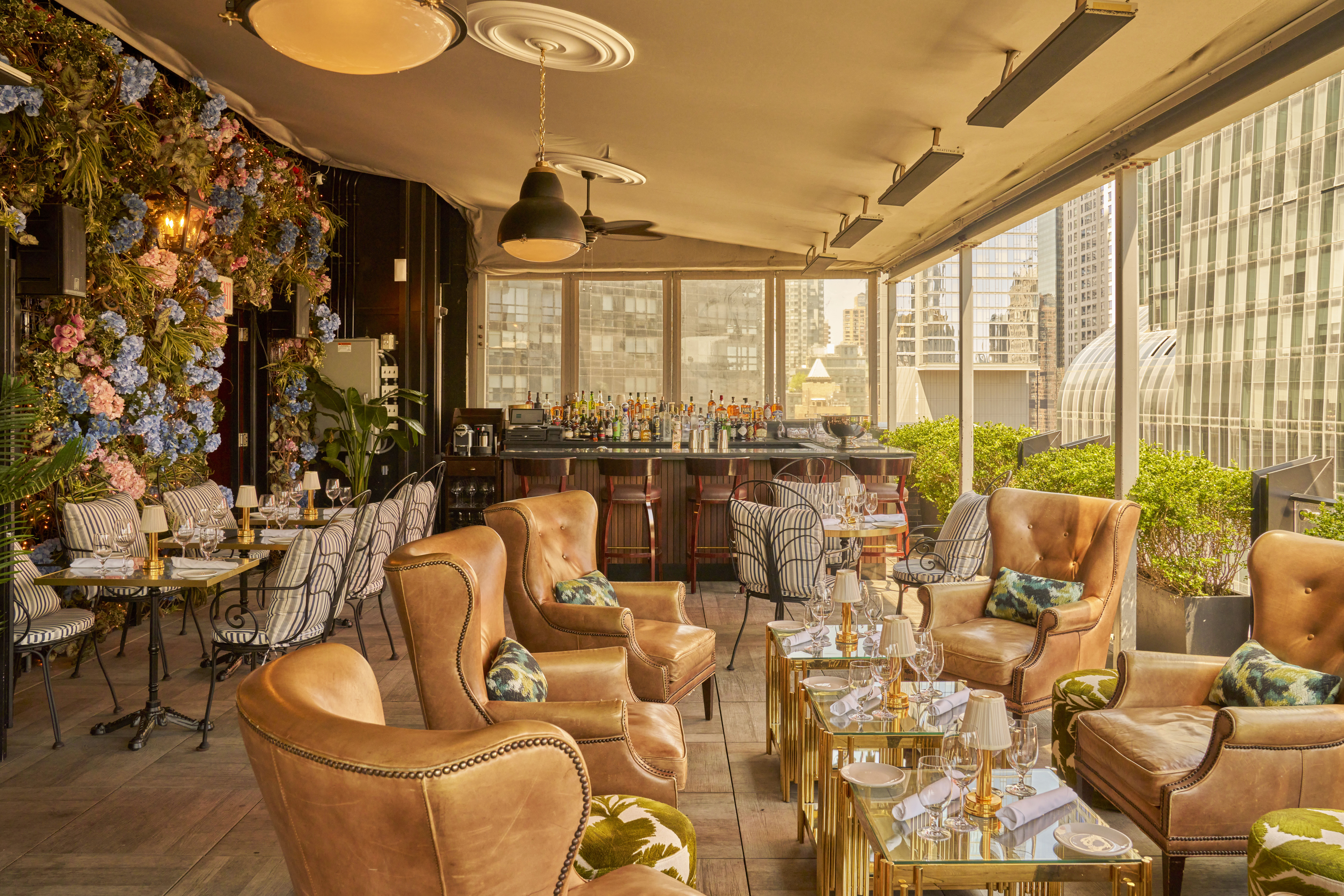 Christmas Buffet | Le Jardin Rooftop | Food and Rooftop Bar in New York, NY