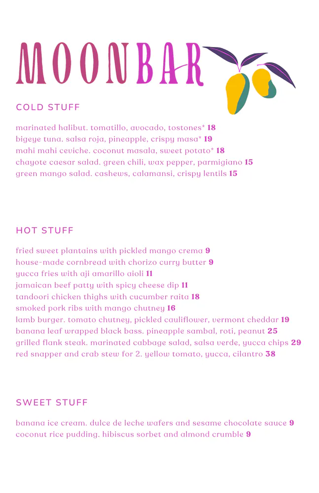 Moon Bar | Hours + Location | Mooncusser Fish House | Seafood ...