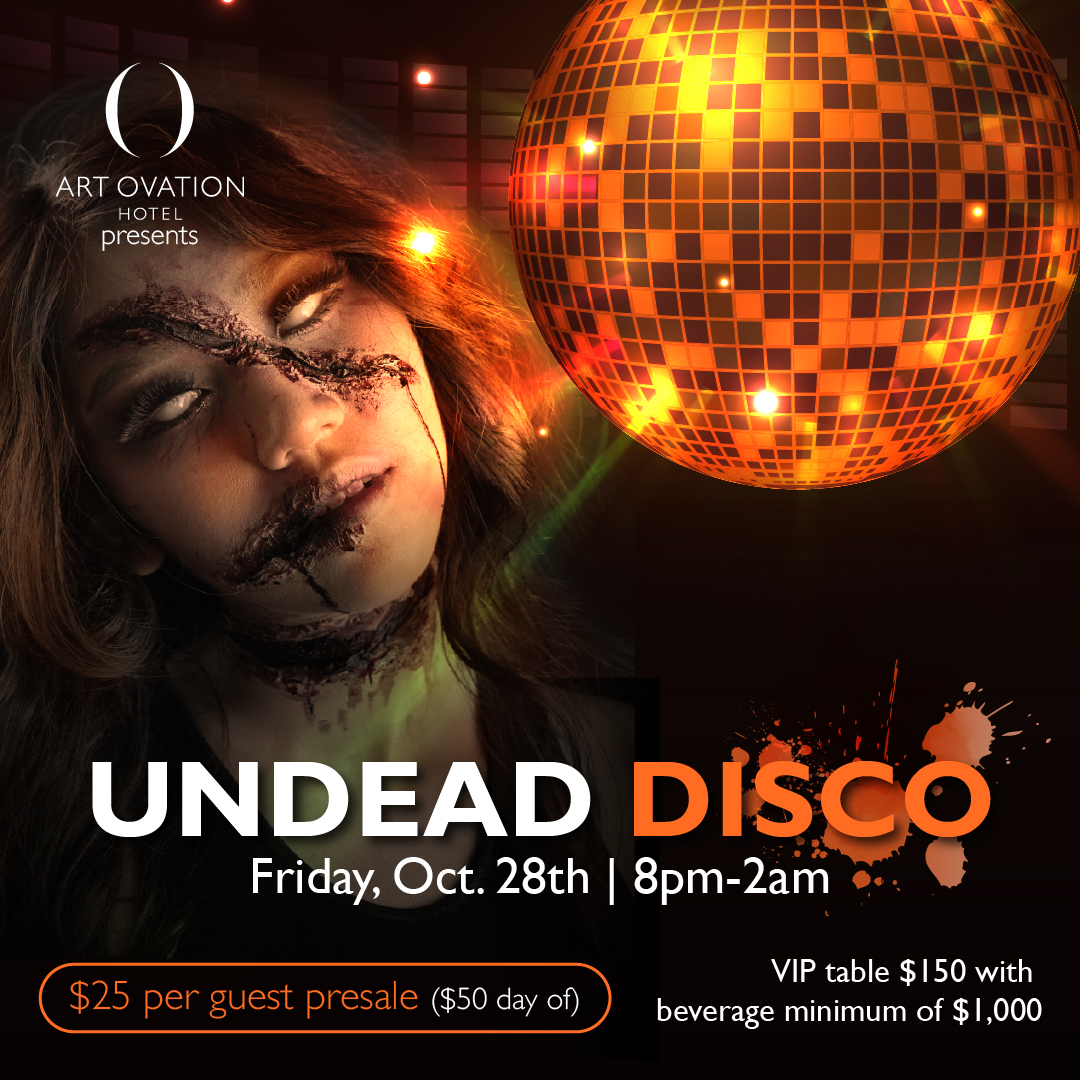 Art Ovation Hotel Presents Undead Disco | Perspective Rooftop Bar ...