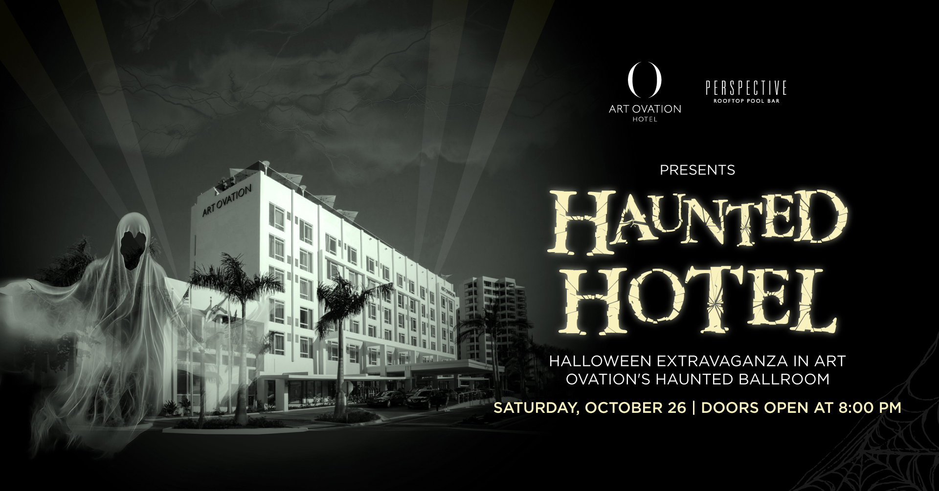 Haunted Hotel | Perspective Rooftop Bar | Poolside bar in Sarasota, FL
