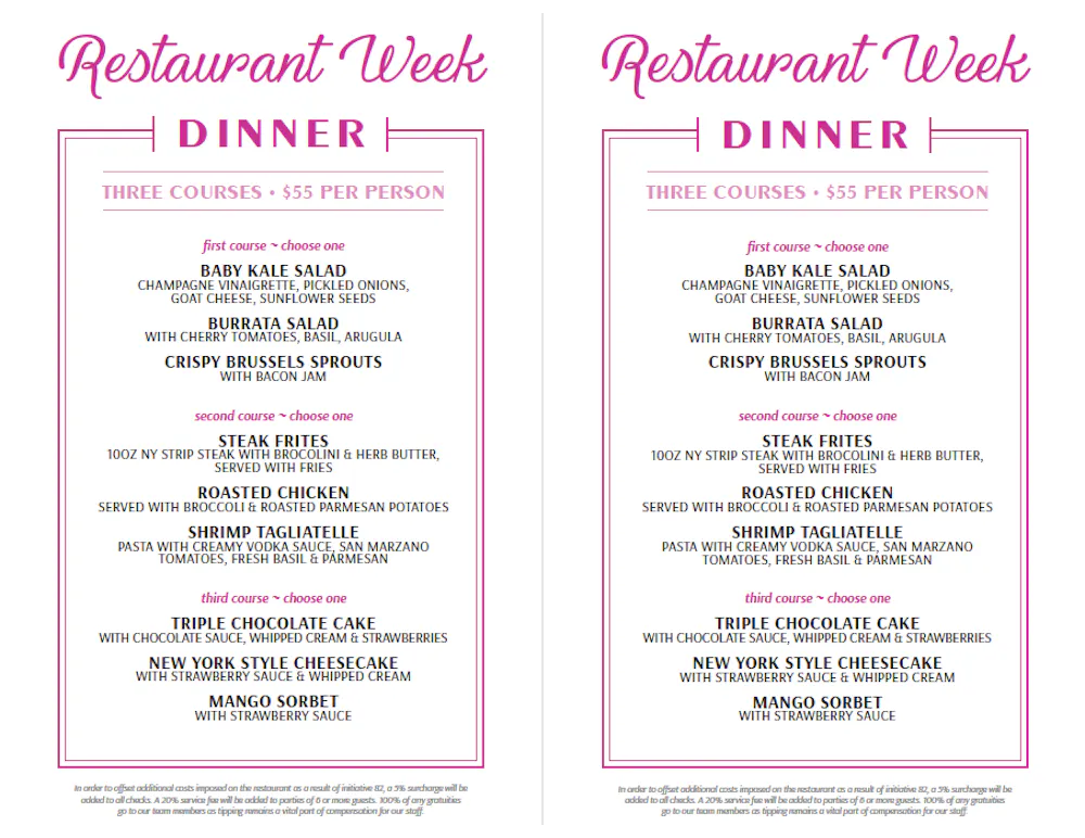 Restaurant Week | Easy Company | Wine Bar in Washington, DC