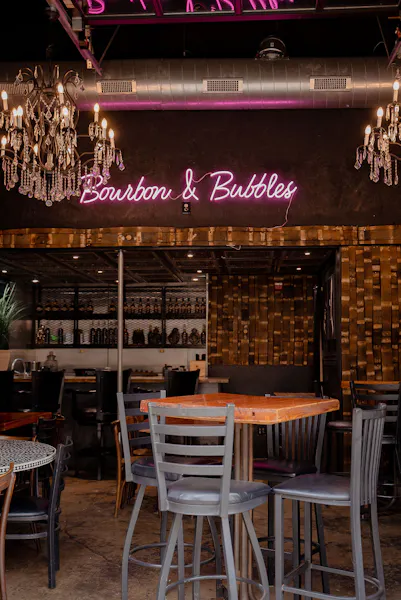 Bourbon & Bubbles Room | State and Allen | American Restaurant in ...