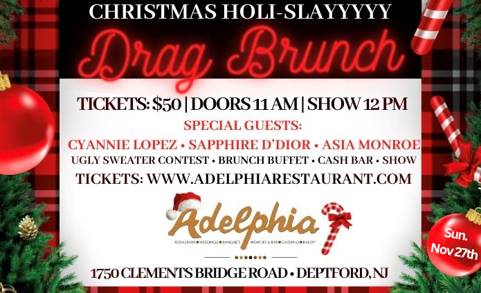 Drag Brunch | Wedding Venue in Deptford, NJ | Engagement Party Restaurant