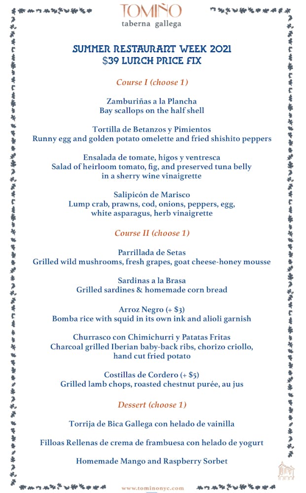 Tomiño Taberna Gallega - A Galician Tavern in NYC