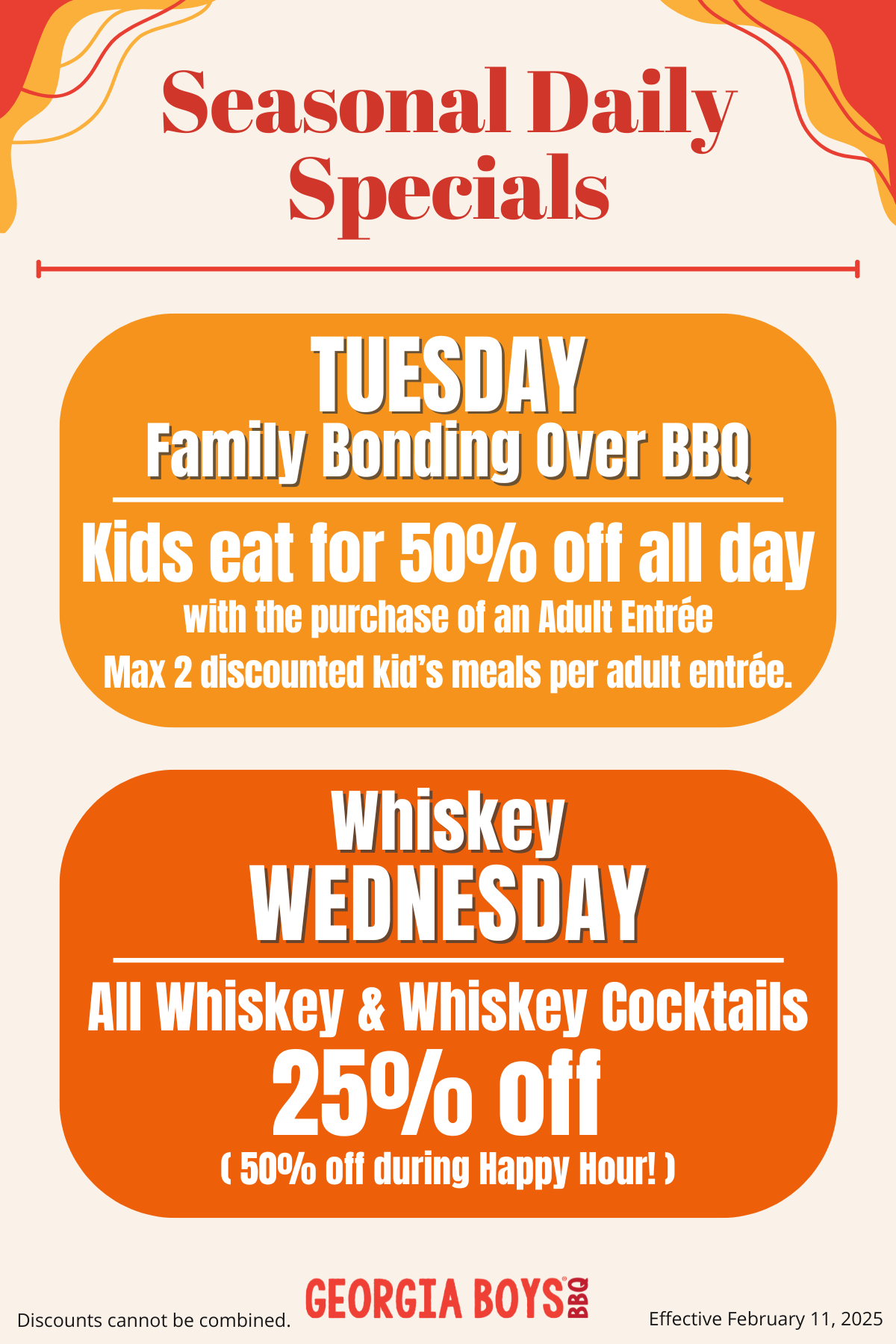 Food Menu | Georgia Boys BBQ