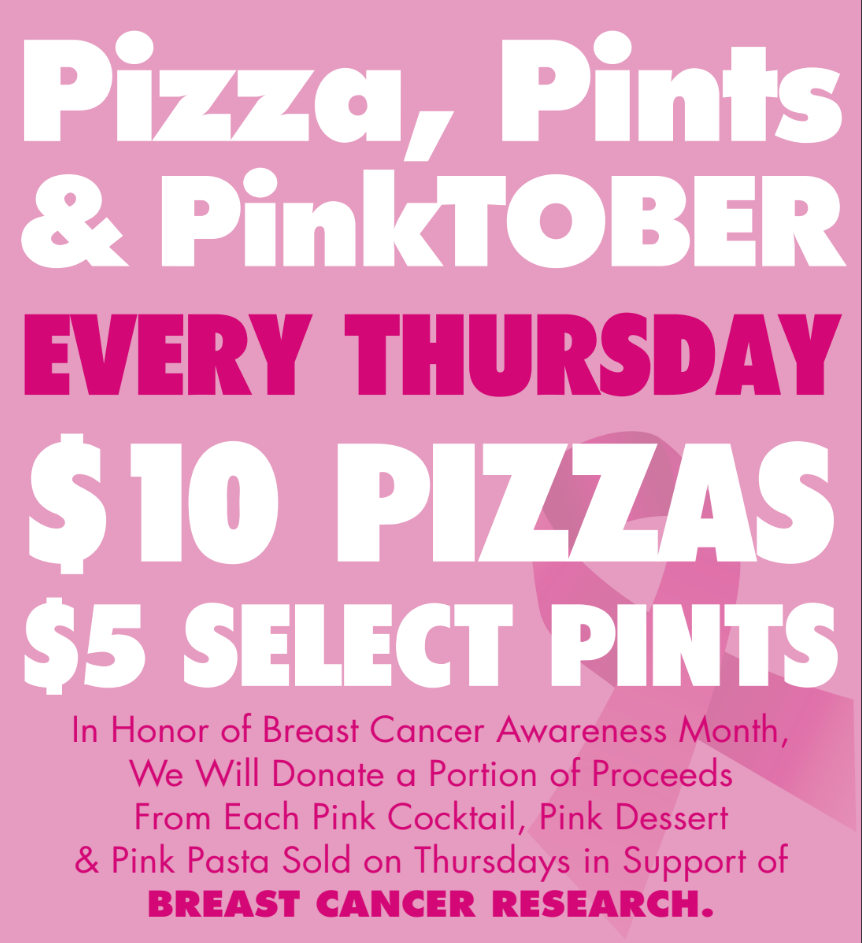 PinkTOBER Thursday's! | Liberty Tap Room & Grill