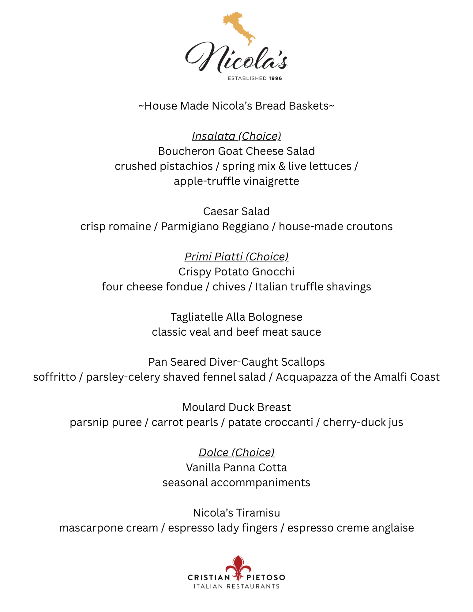 Nicola's before the Cincinnati Opera