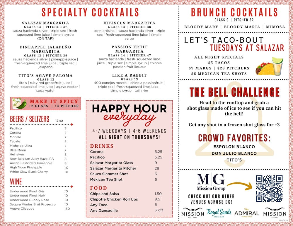 Brunch | Salazar | DC Rooftop Bar, Bottomless Brunch and Private Events