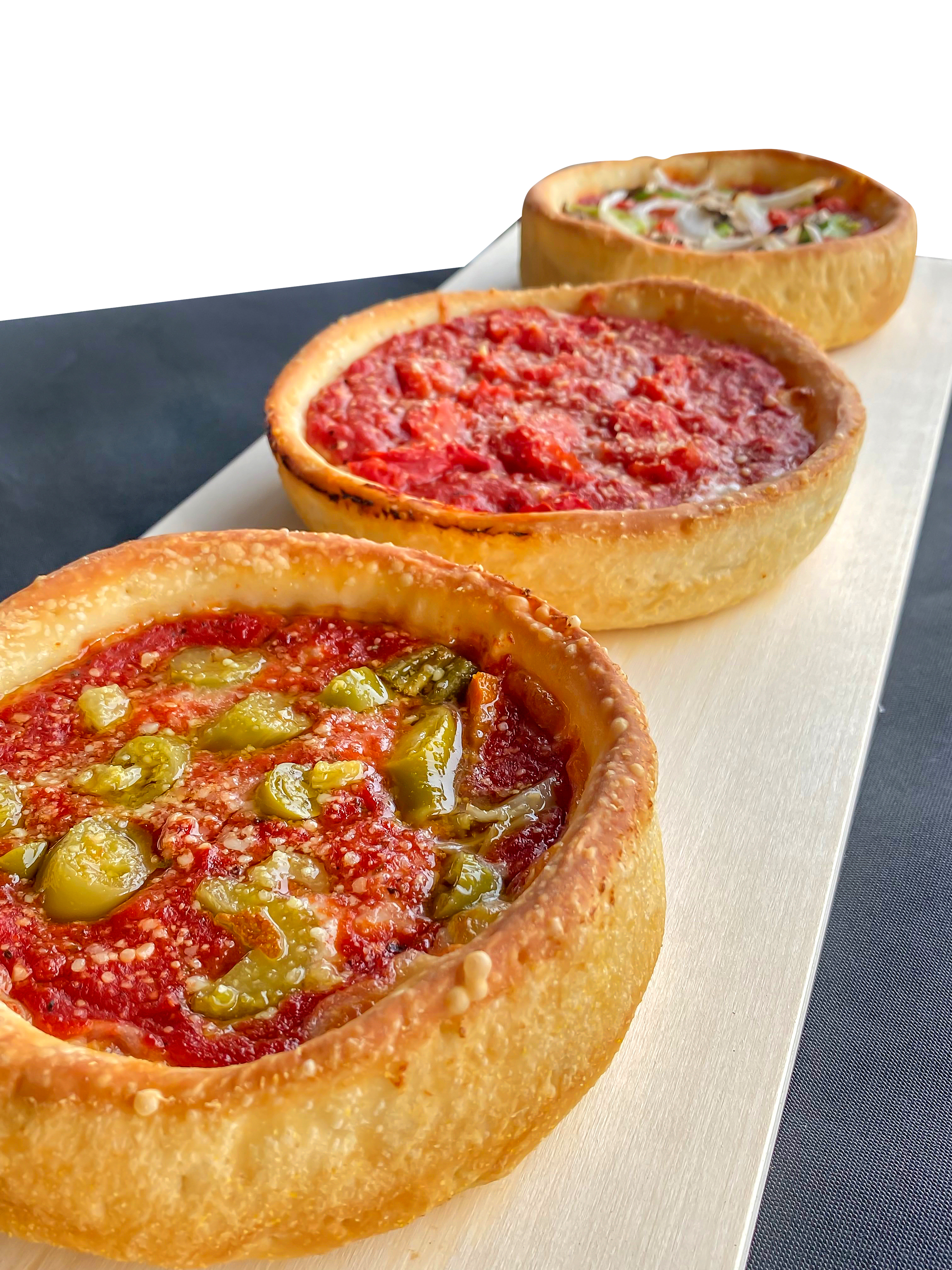 PIZZA FLIGHT! Choose Any 4 6" Deep Dish Style Signature Pizzas and get ...
