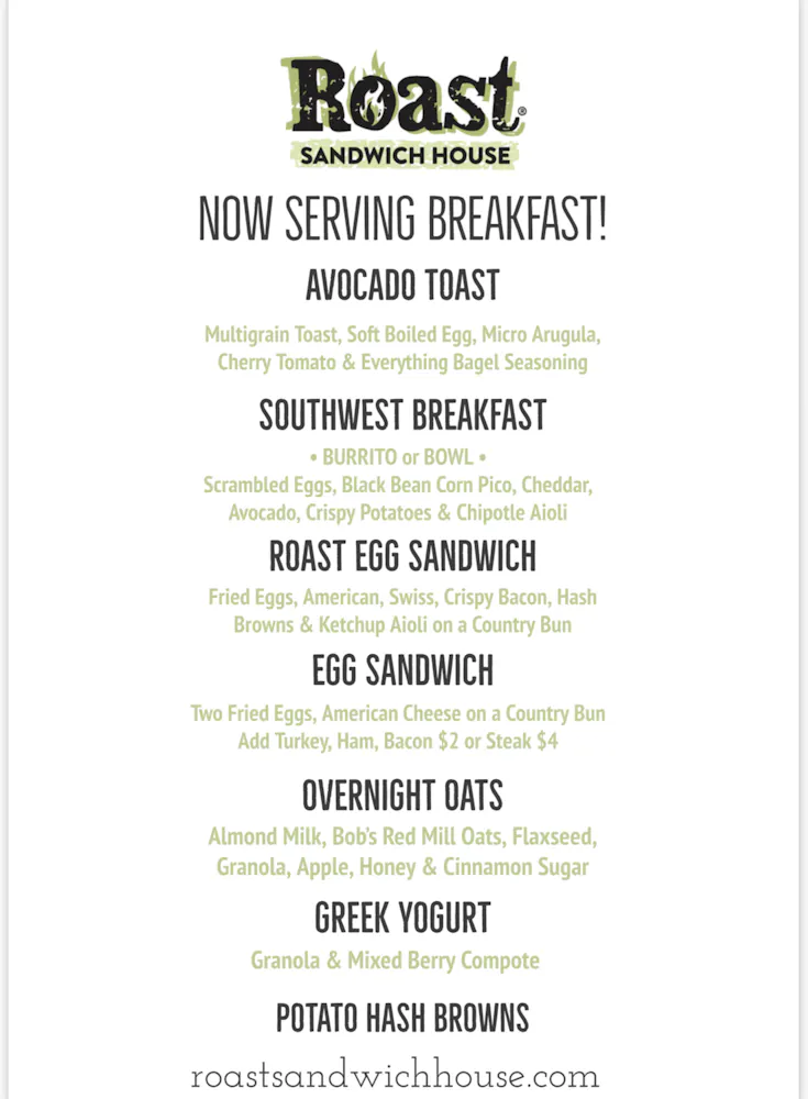 Roast Sandwich House | Sandwiches, Salads, and Catering in Long Island, NY