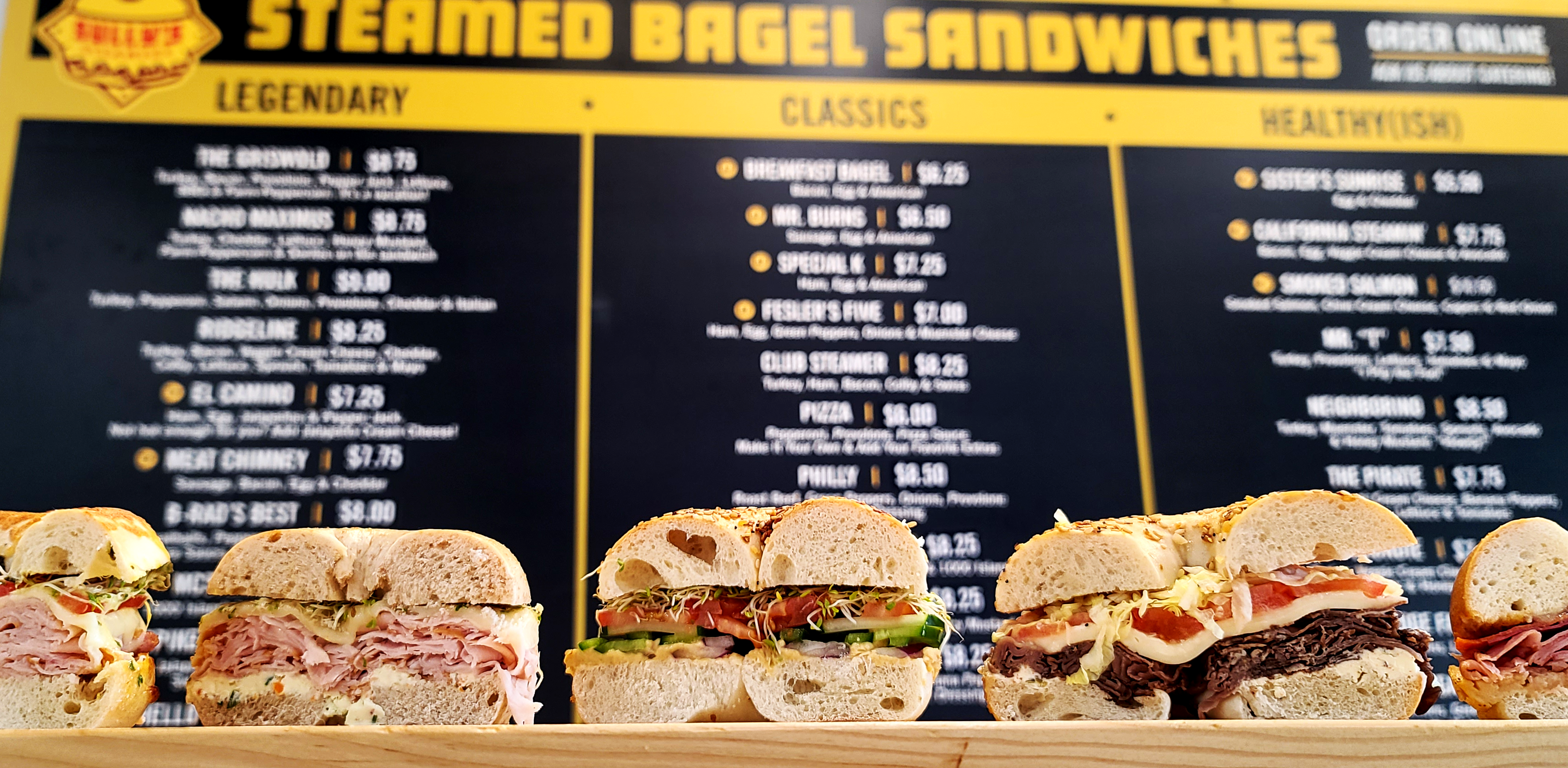 Menu | Sully's Steamers | Dare to Sandwich Differently