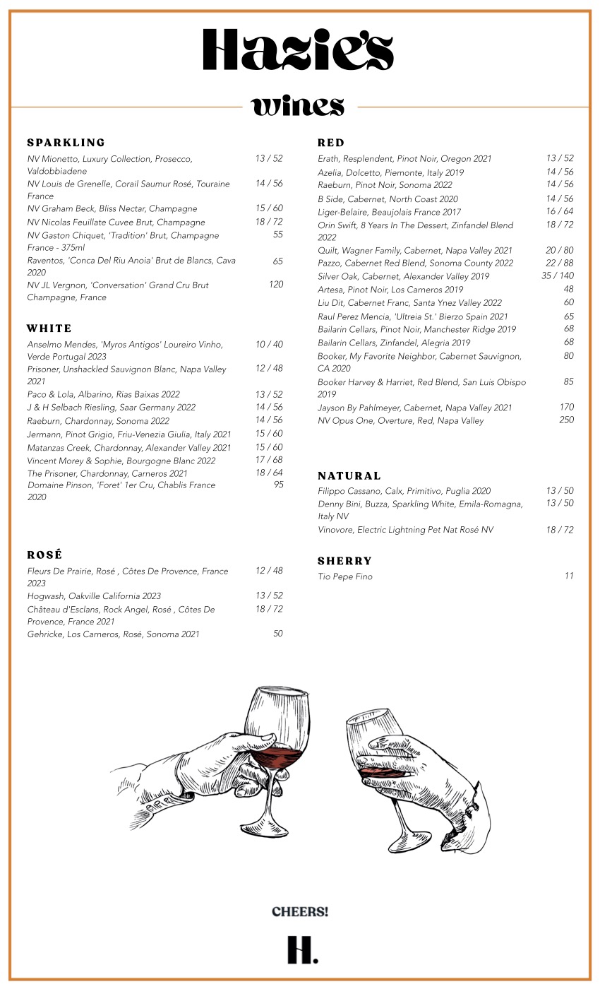 Hazie's | American Restaurant in San Francisco, CA