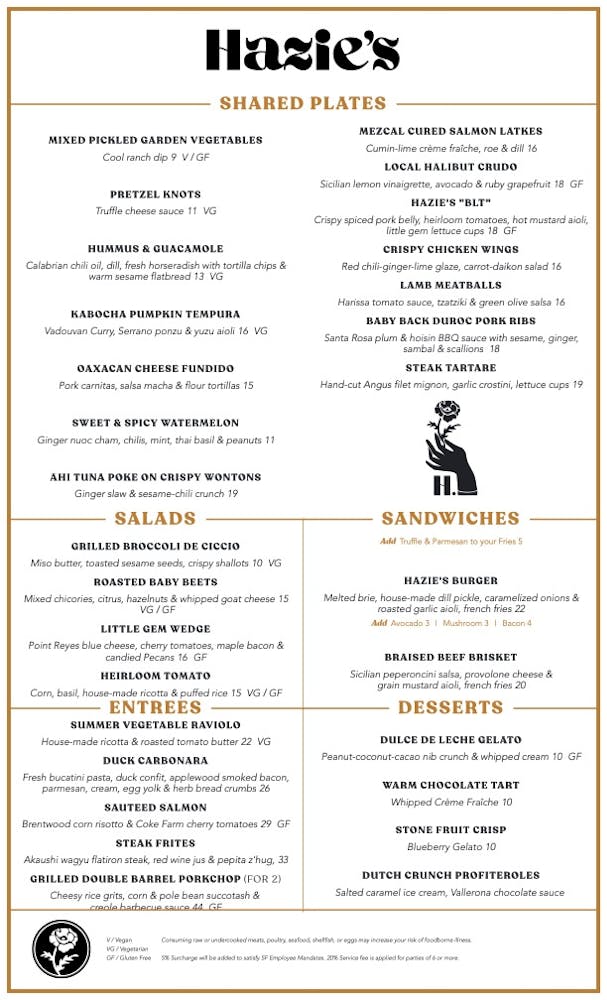 Hazie's | American Restaurant in San Francisco, CA