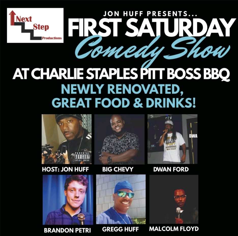 Comedy Show April 6th, 2024 | Charlie Staples Pitt Boss BBQ | Barbecue ...