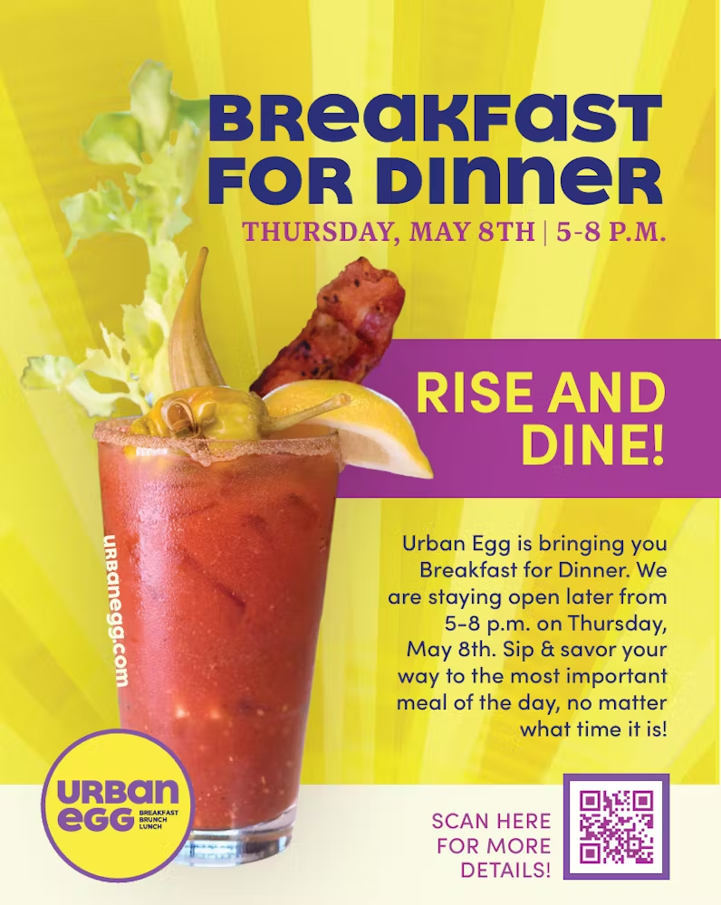 Treat yourself to America's best breakfast & lunch at Urban Egg.