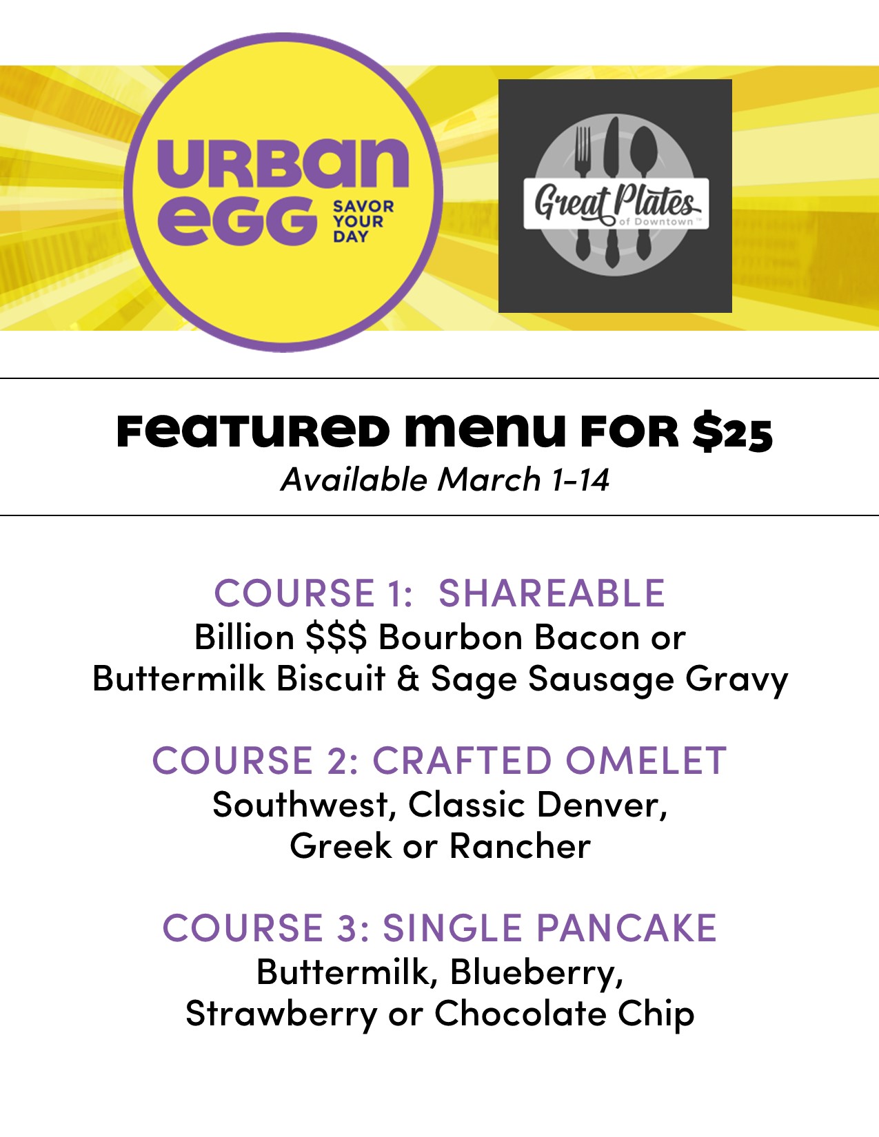 Treat yourself to America's best breakfast & lunch at Urban Egg.
