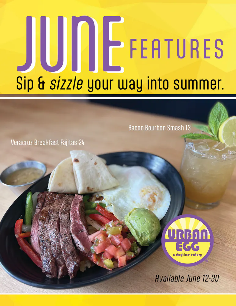Treat yourself to America's best breakfast & lunch at Urban Egg.