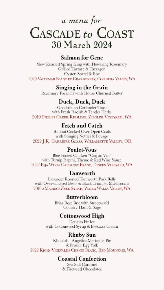 The Herbfarm | American Restaurant in Woodinville, WA