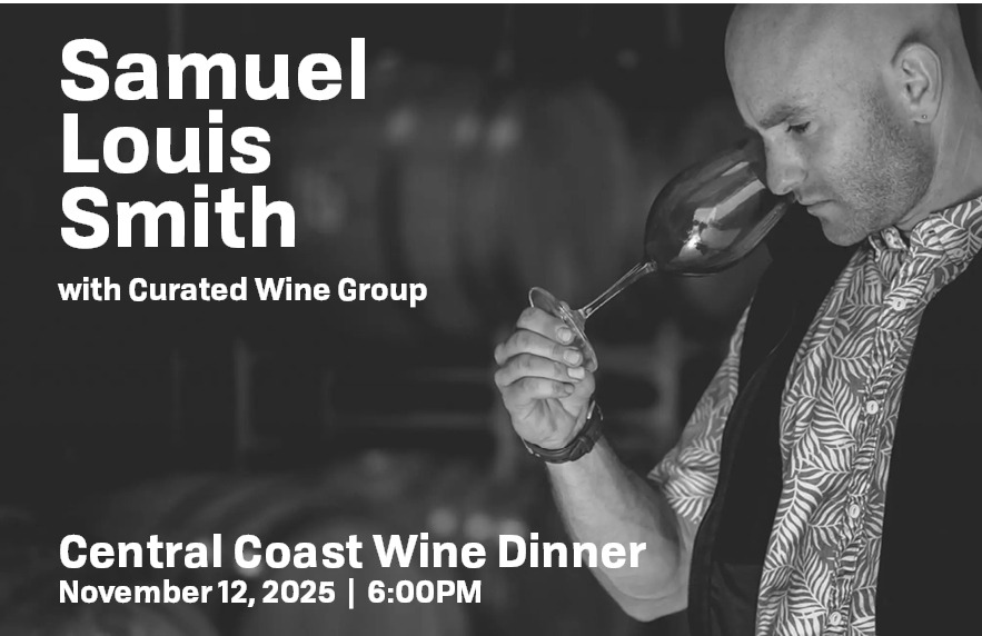 Samuel Louis Smith Wine Dinner | The Anchorage Restaurant