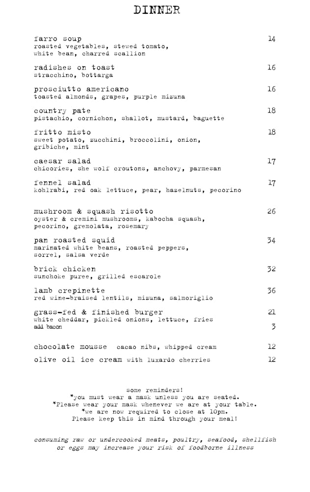 Menus | Diner in Brooklyn, NY