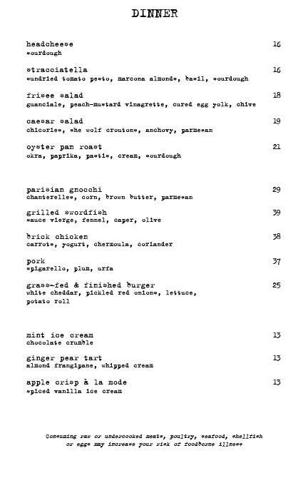 Menus | Diner in Brooklyn, NY