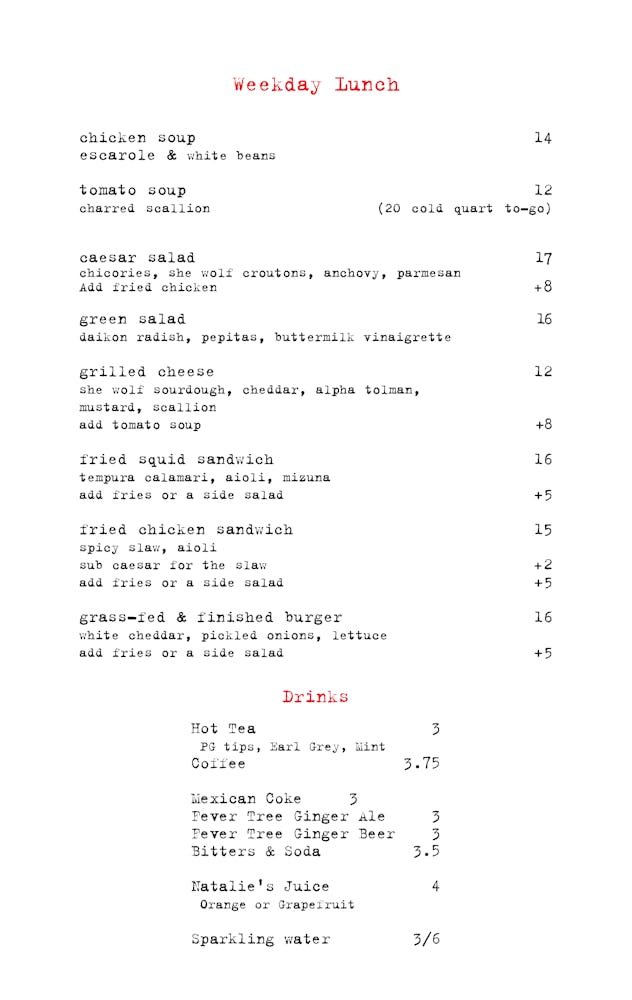 Menus | Diner in Brooklyn, NY