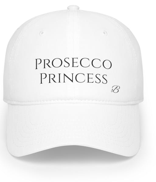 Prosecco Princess Women's Baseball Cap | Bocage Champagne Bar in ...