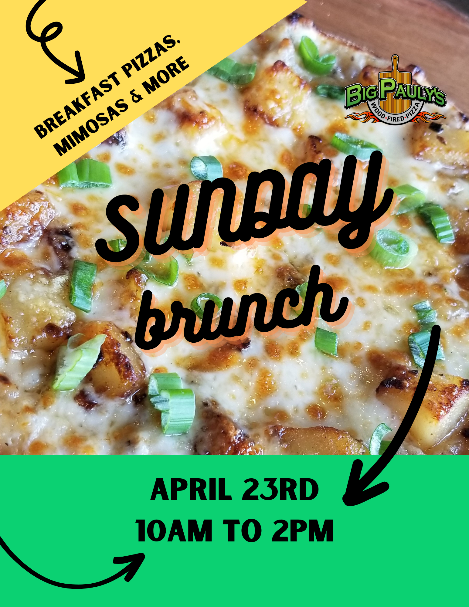 SPECTACULAR SUNDAY BRUNCH | Big Pauly's Wood Fired Pizza | Pizzeria and ...