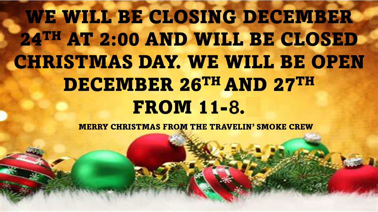 Hours & Location | Travelin' Smoke BBQ in Wellington, KS