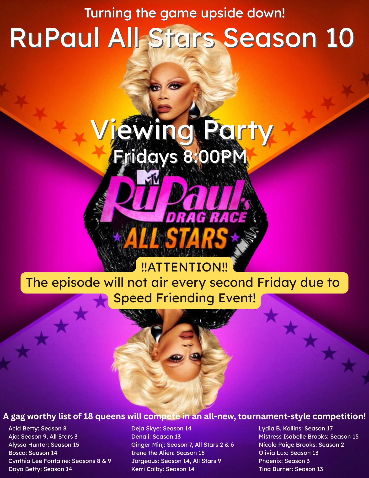 Fridays RuPaul's All Stars Viewing Party 7:00-10:00 | The Detour ...