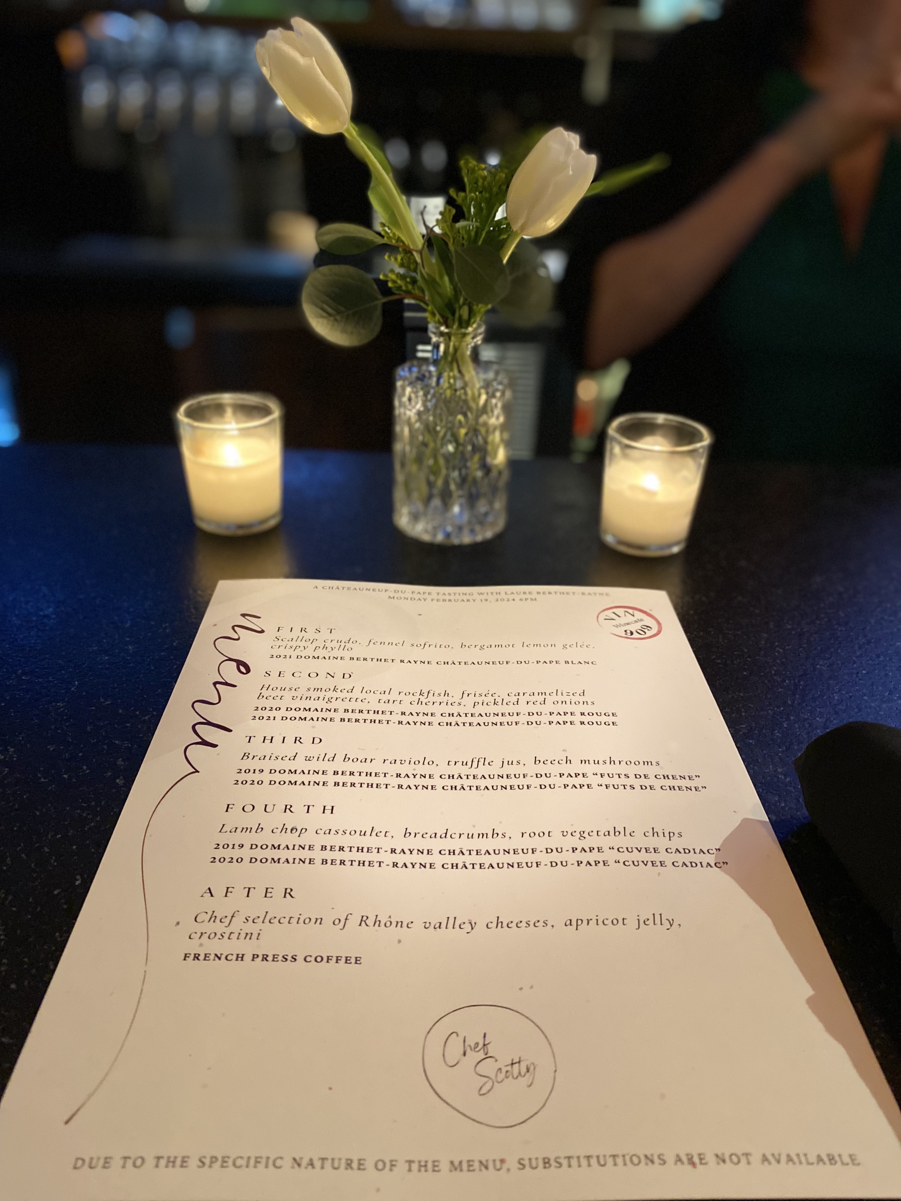 Wine Dinners | Vin 909 Winecafé in Annapolis, MD