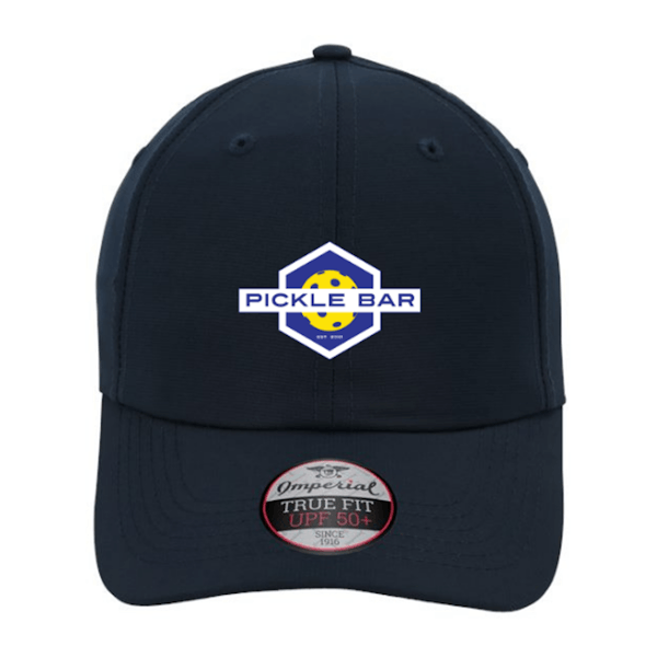 The Pickle Bar Navy Embroidered Logo Performance Hat | The Pickle Bar ...