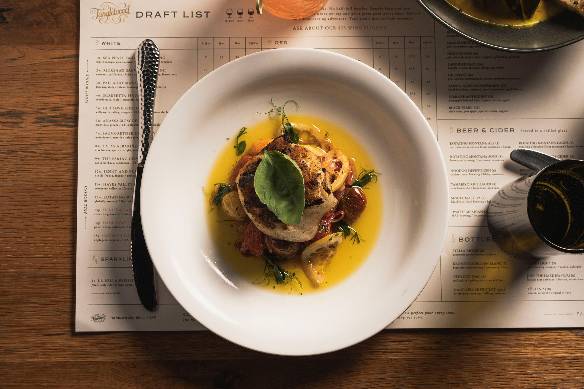 Menu | Tanglewood Bozeman, MT