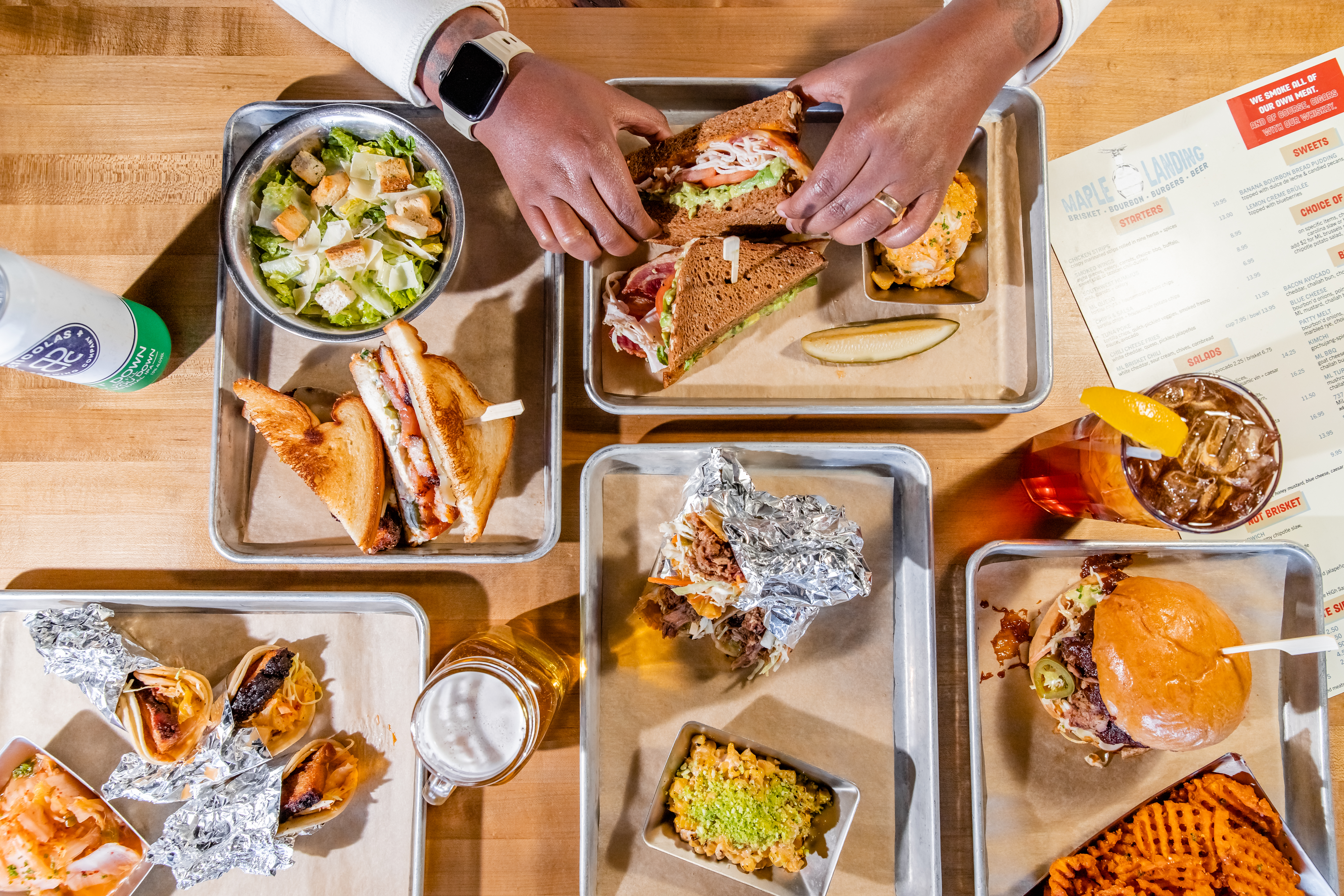 Menus | Maple Landing in Dallas, TX