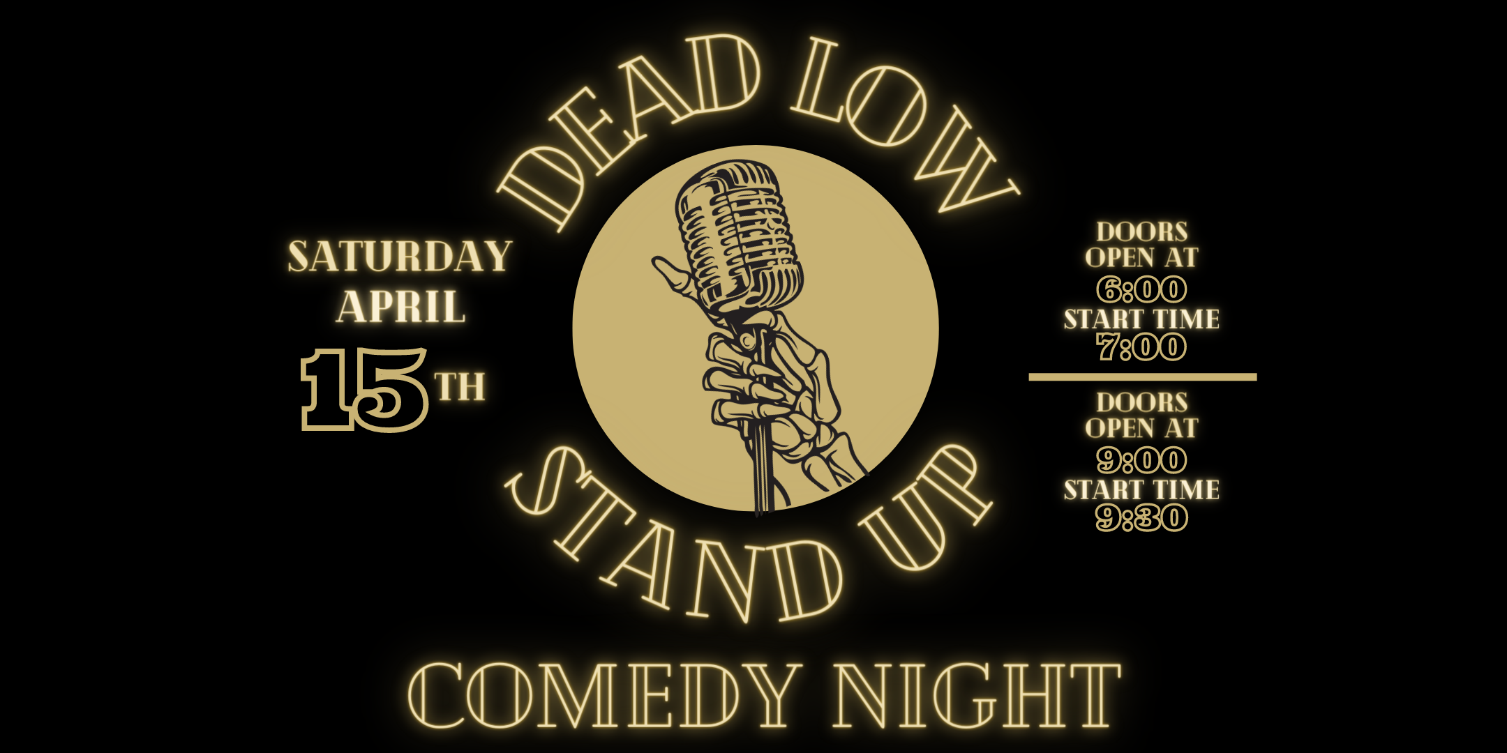 Dead Low Stand Up Comedy Show April 15th | Dead Low Brewing | Brewery ...